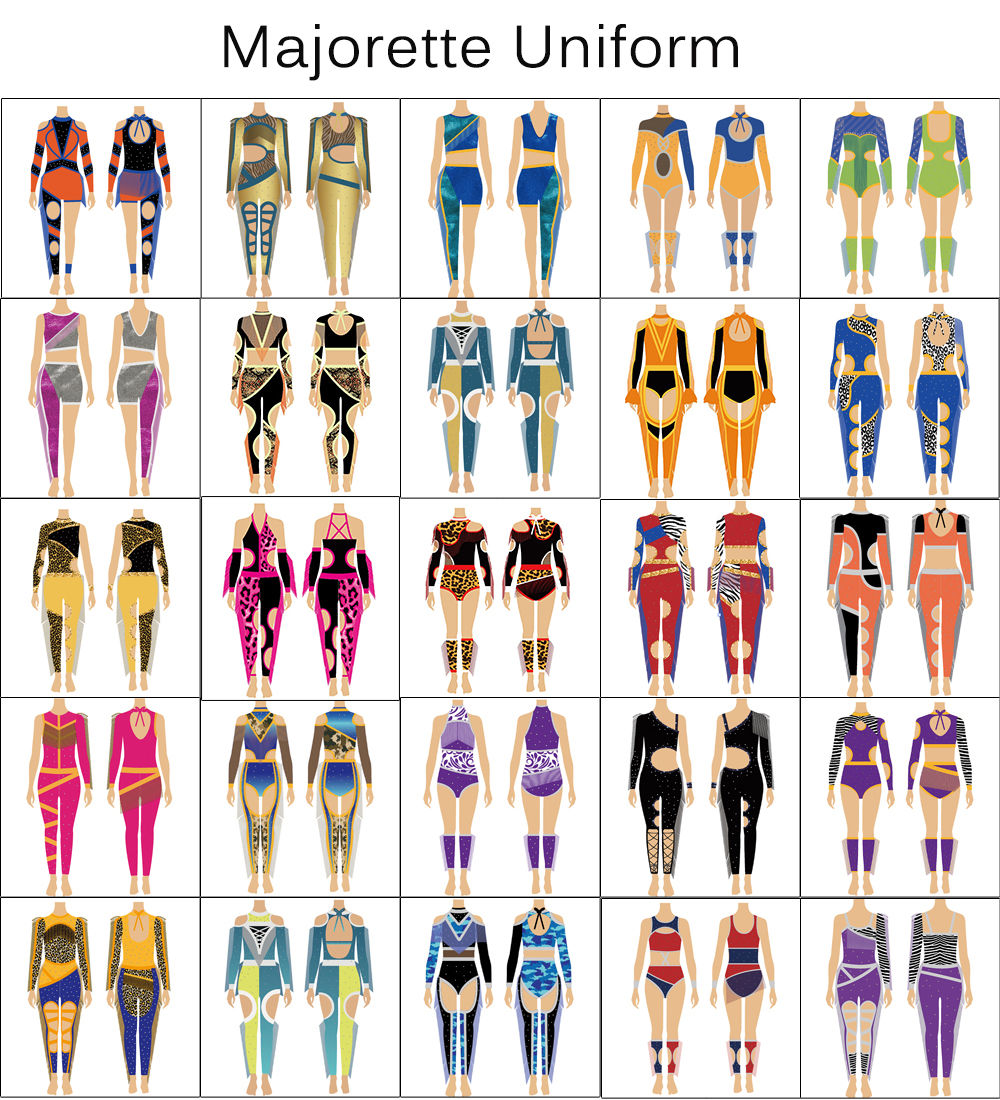 Buy Wholesale China Normzl Training Dancewear Majorette Uniform ...