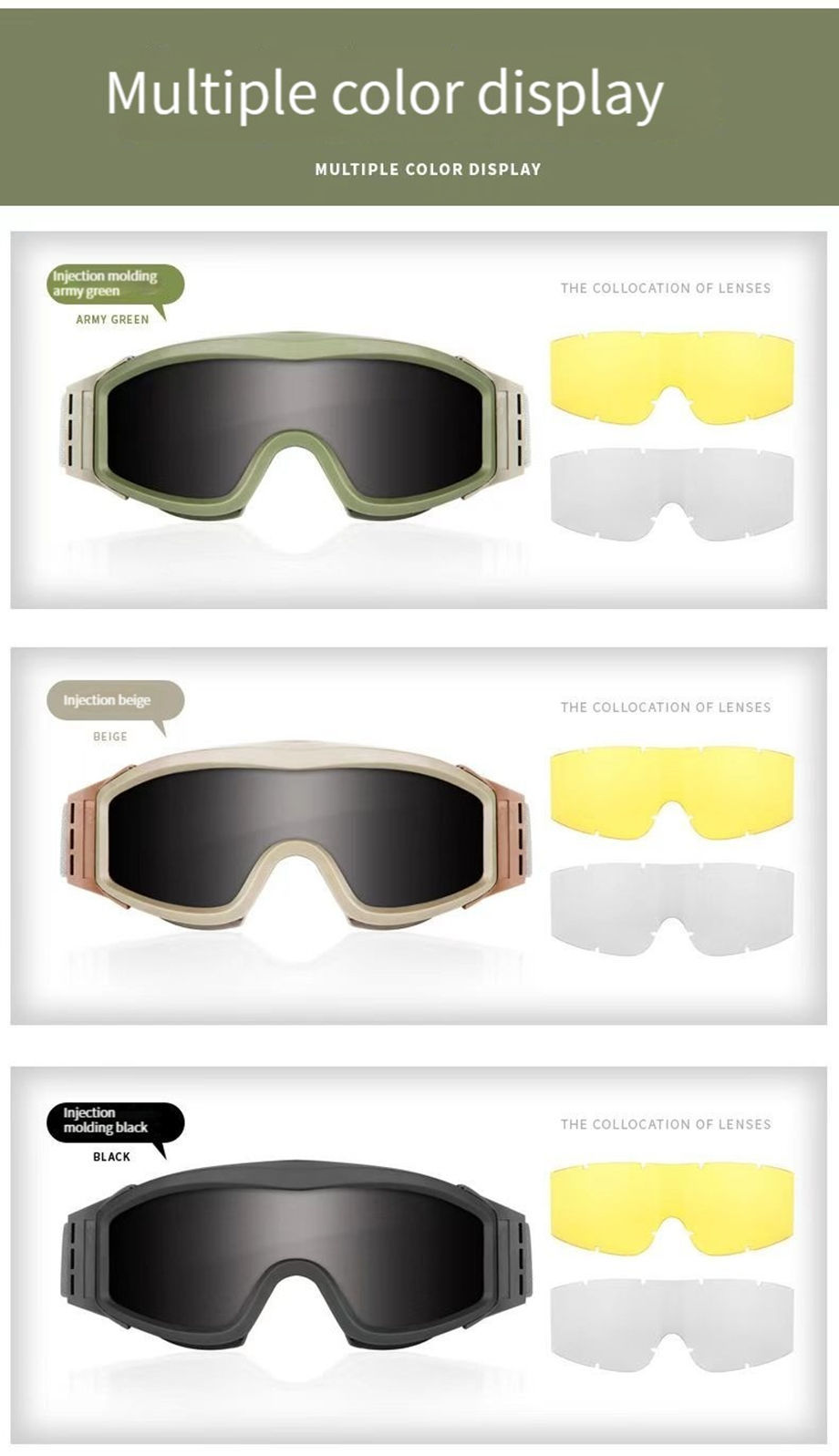 Buy Wholesale China Wholesale Custom Anti Dust Tactical Glasses ...