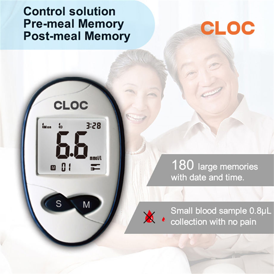 Portable Code Free Digital Glucometer Without Blood Smart Blood Sugar ...