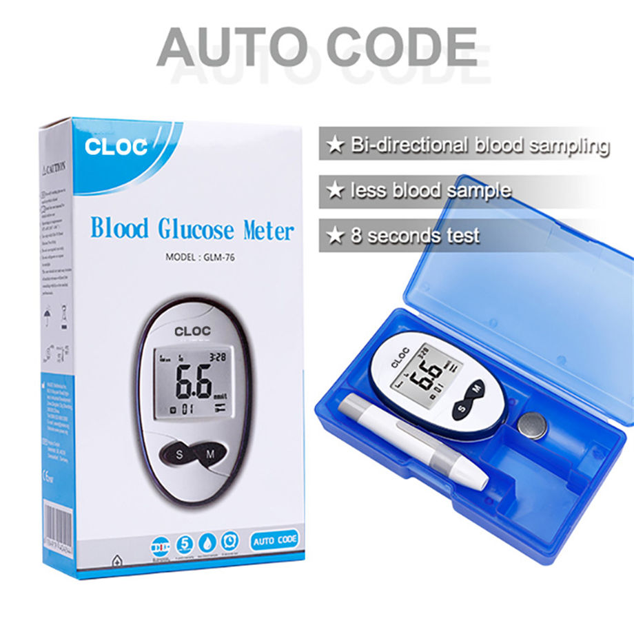 Portable Code Free Digital Glucometer Without Blood Smart Blood Sugar ...