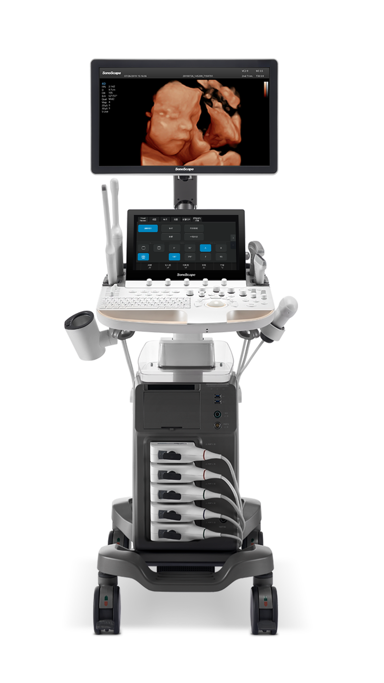 New Arrival 3d/4d/5d Color Doppler Scanner Trolley Echografo For ...