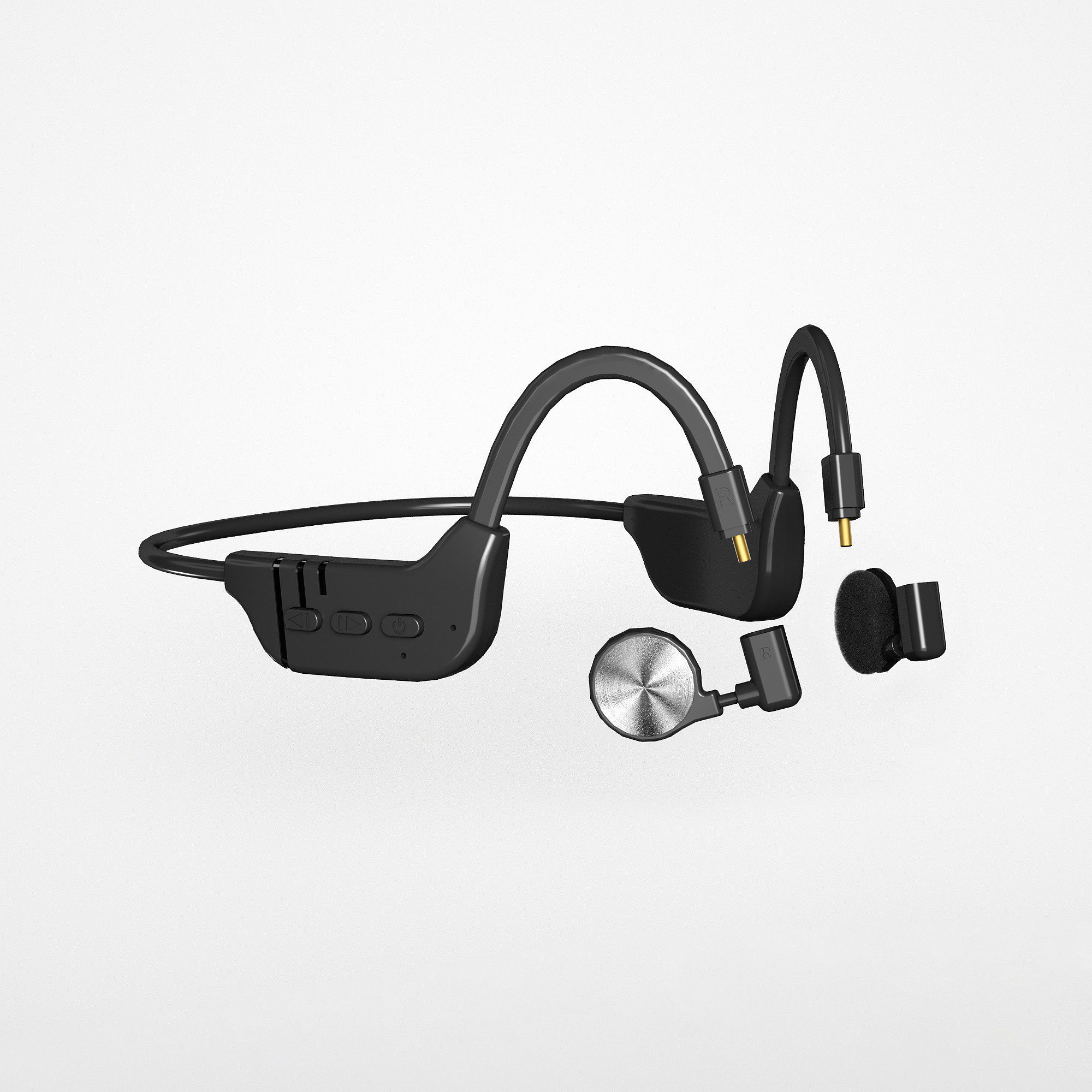 Bone Conduction Air Conduction In Ear Earbuds Multi Choice Sports ...