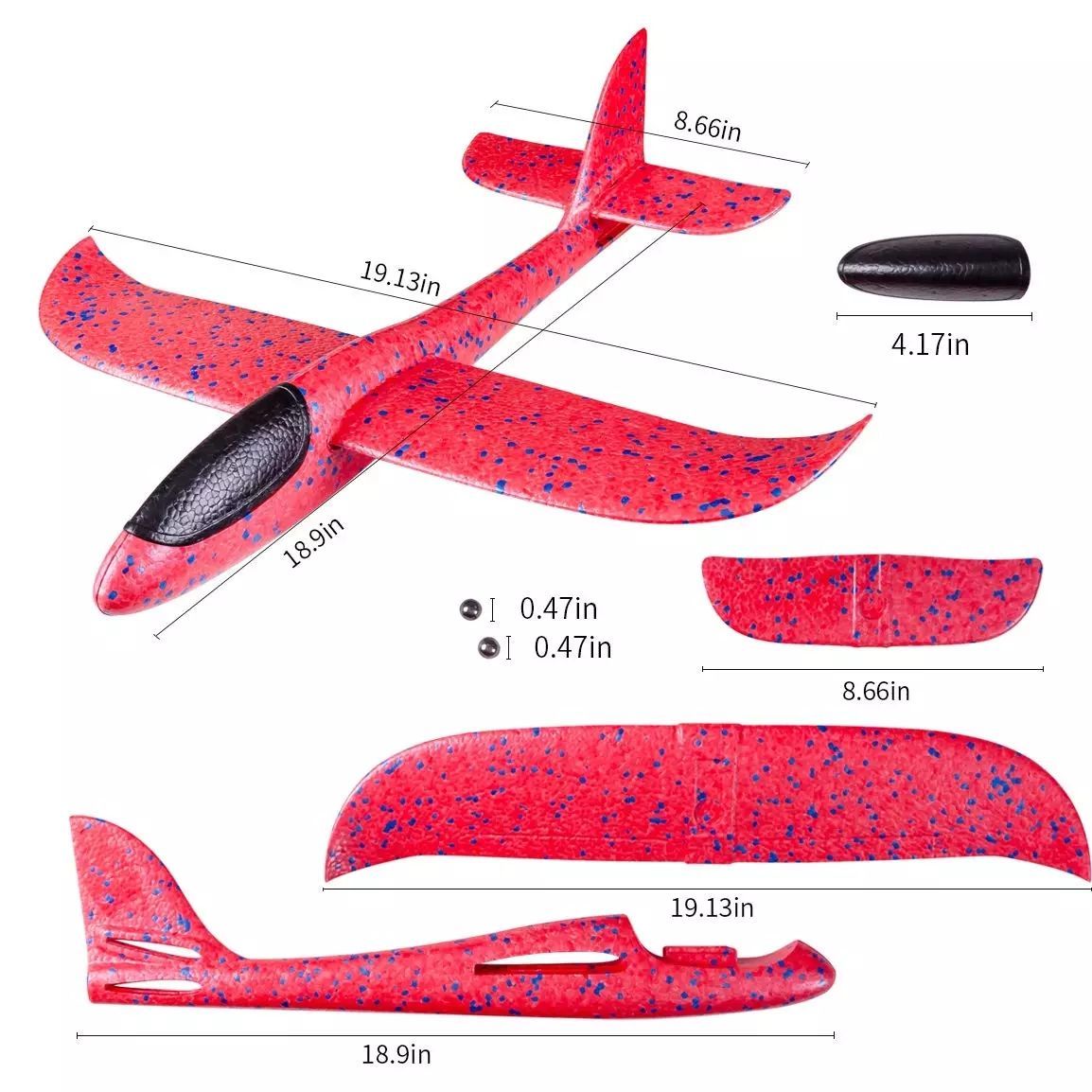 Buy Wholesale China 2.4g 2.5 Channel Glider Model Toy Epp Foam Rc Aircraft Plane Remote Control ...