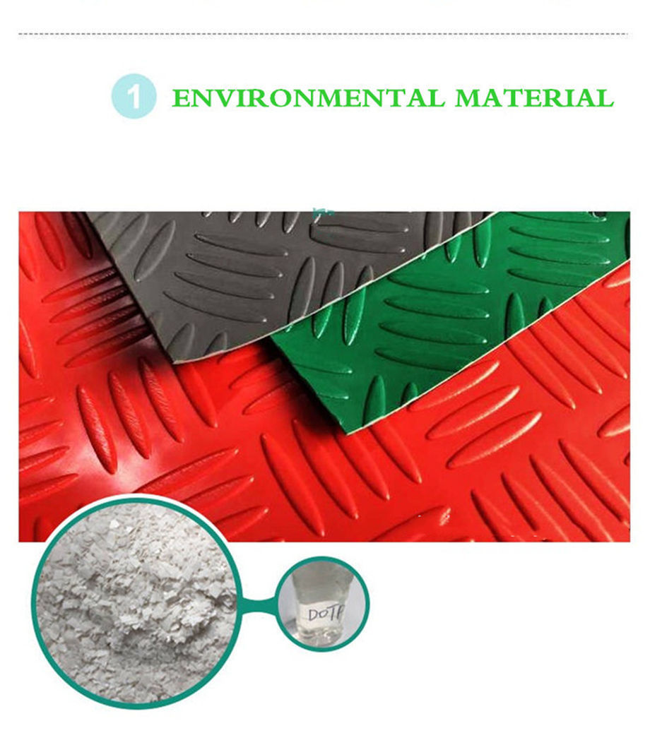 Pvc Fireproof Non-slip Durable Floor Mat Roll For Warehouse Workshop ...