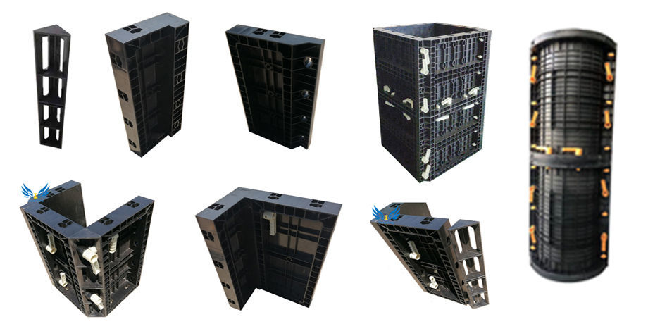 China Lianggong Concrete Abs Plastic Column Formwork For Construction ...