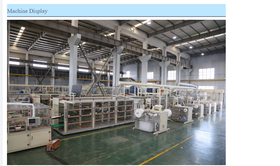 Buy Wholesale China Full Servo Baby Diaper Machine Diapers Production ...