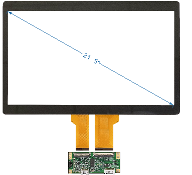 21.5" Pcap, Multi Capacitive Touch Panel Lcd With I2c And Usb Interface - Buy Taiwan Wholesale ...