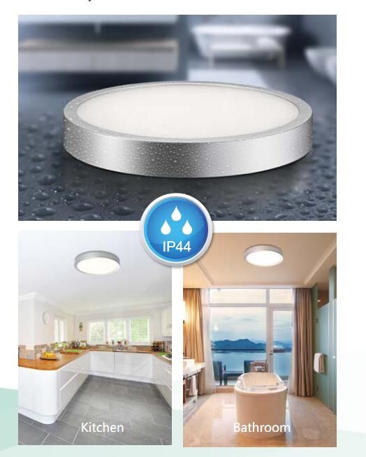 Easy Mounting 24w Dimmable Led Ceiling Light Ip54 Waterproof Bathroom ...