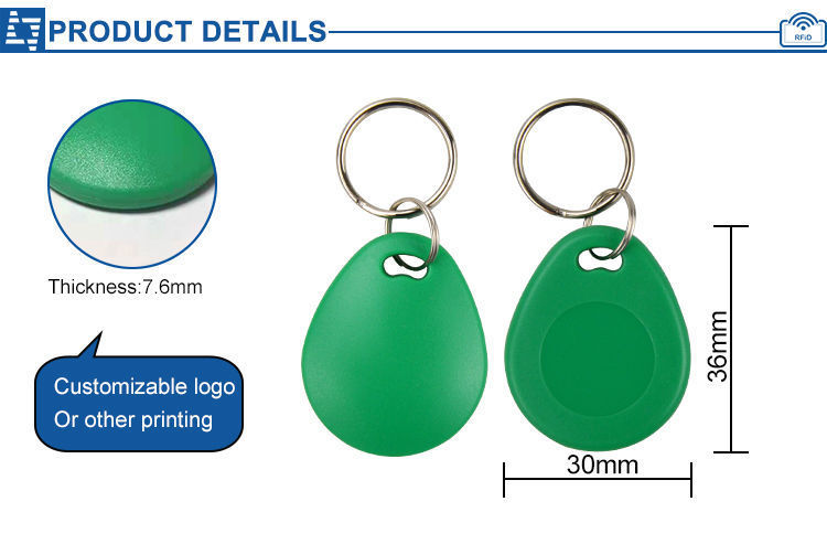 Buy China Wholesale 13.56 Mhz Uid T5577 Abs Hf Nfc Key Tag Access ...