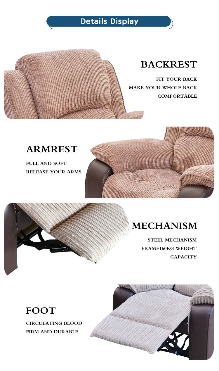 Geeksofa 3 Pieces Sectional Air Leather Match Fabric Manual Or Power ...