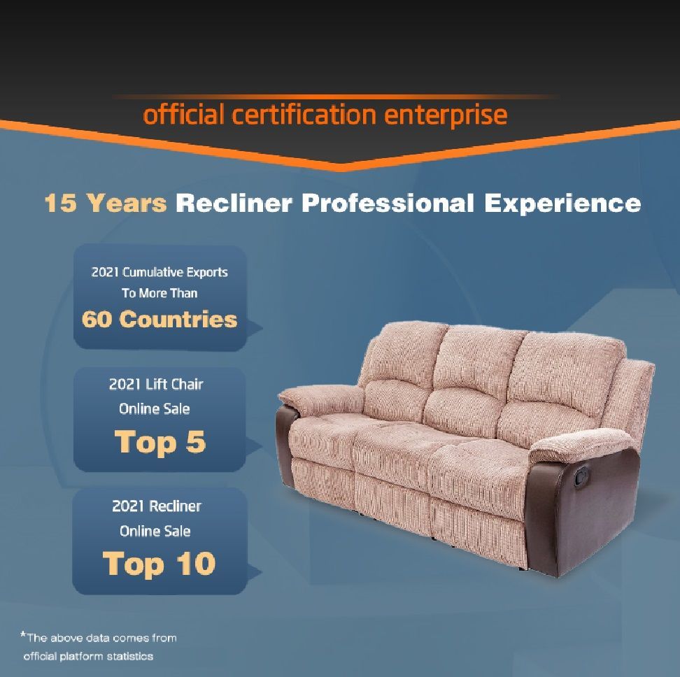 Geeksofa 3 Pieces Sectional Air Leather Match Fabric Manual Or Power ...