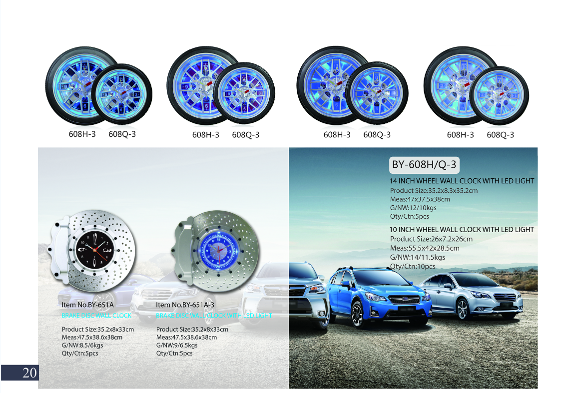 14-inch Wheel Digital Wall Clock Round With 1 X Aa (not Included ...