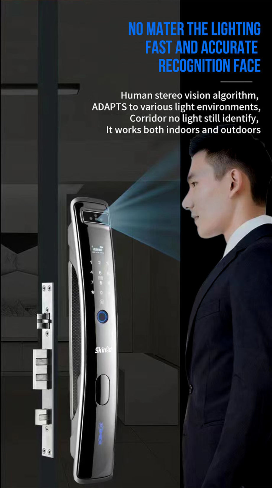 Buy Wholesale China Intelligent Biometric Fingerprint Door Handle ...