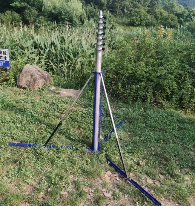 Antenna Pole 10m Portable Mast Hand Push Up Aluminum Mast $150 ...