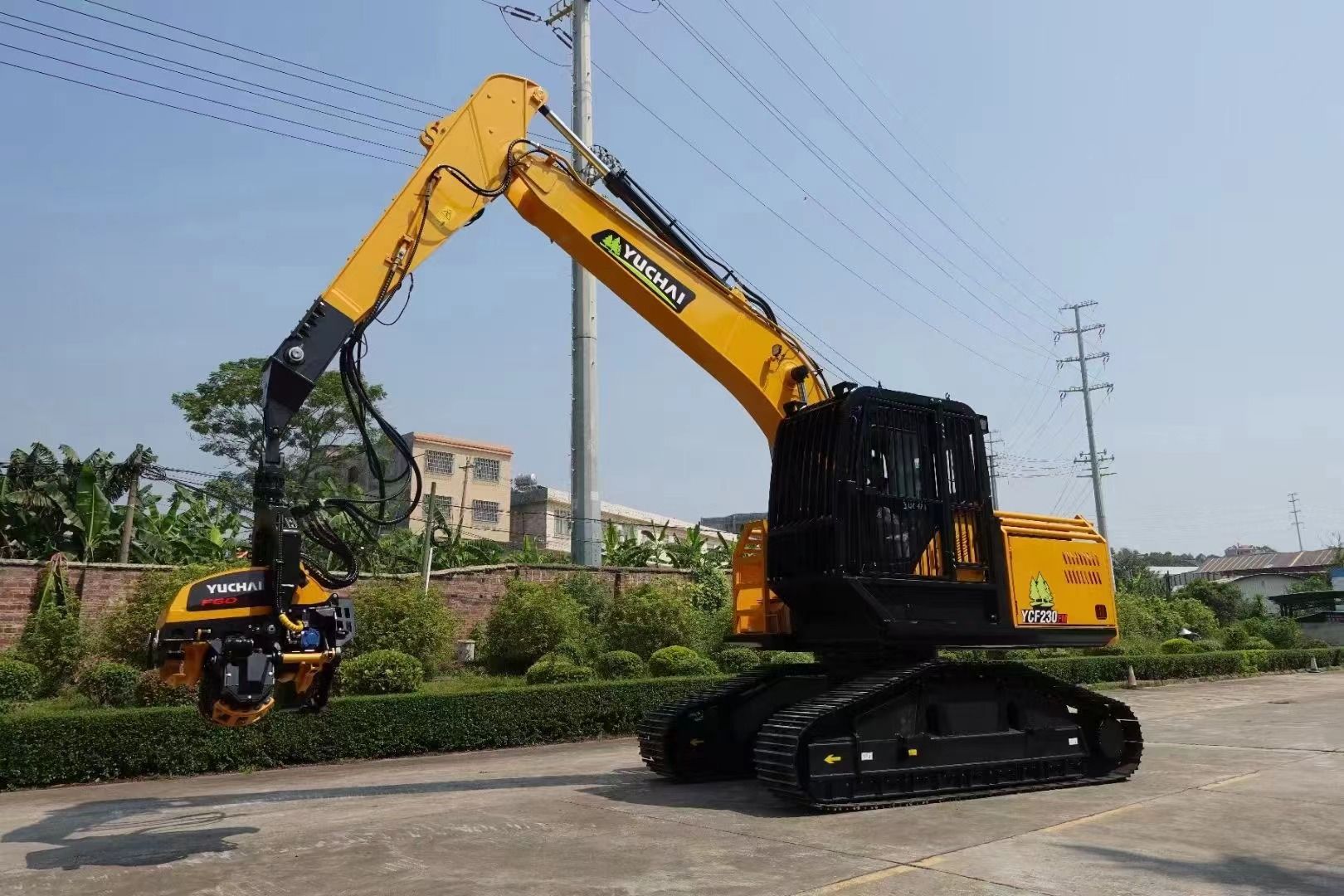 Buy China Wholesale Yuchai Forest Machinery 600mm Cutting Diameter Tree ...