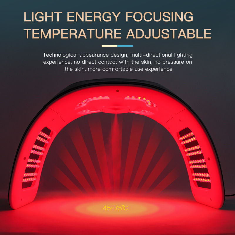 Pdt Led Light Therapy With Steamer Led Light Face Mask, Pdt Therapy ...