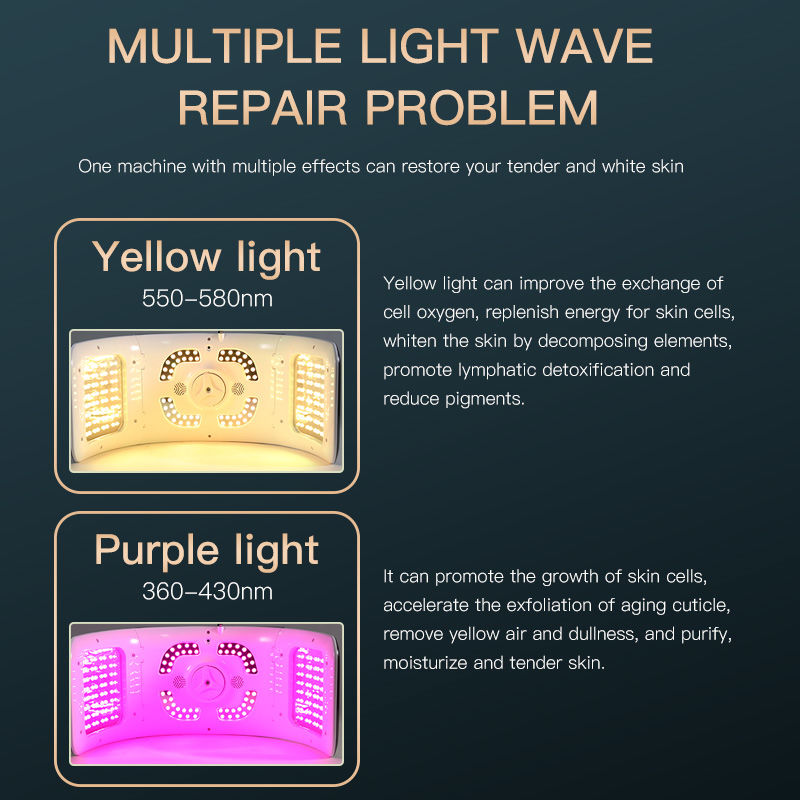 Pdt Led Light Therapy With Steamer Led Light Face Mask, Pdt Therapy ...