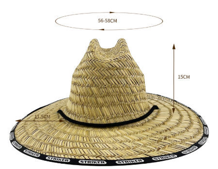 Factory Direct High Quality China Wholesale Lifeguard Straw Hat Under ...