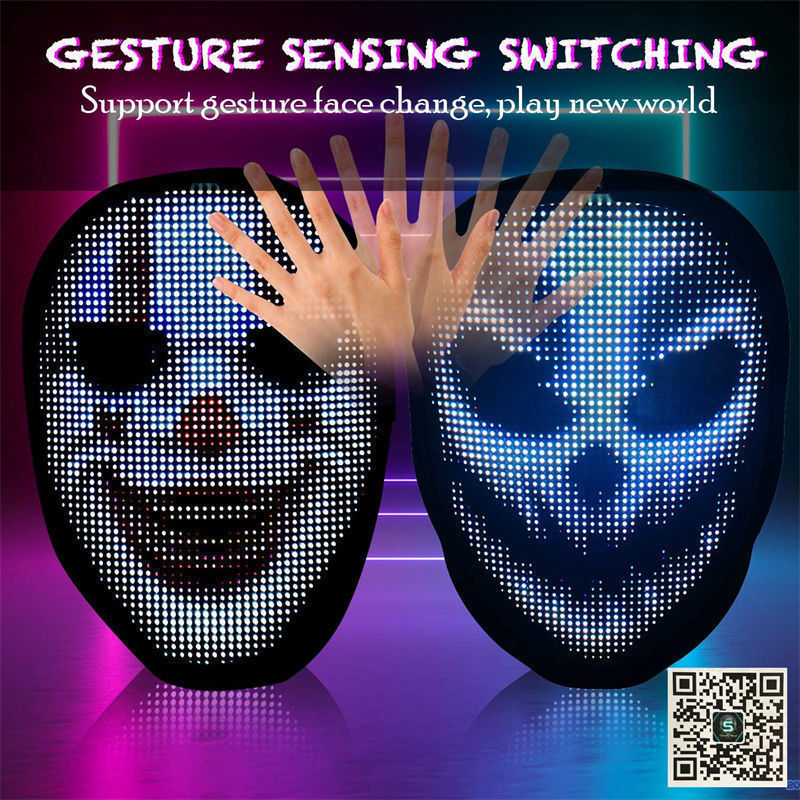 Buy Wholesale China Latest Arrival Mini Led Shining Mask Halloween ...