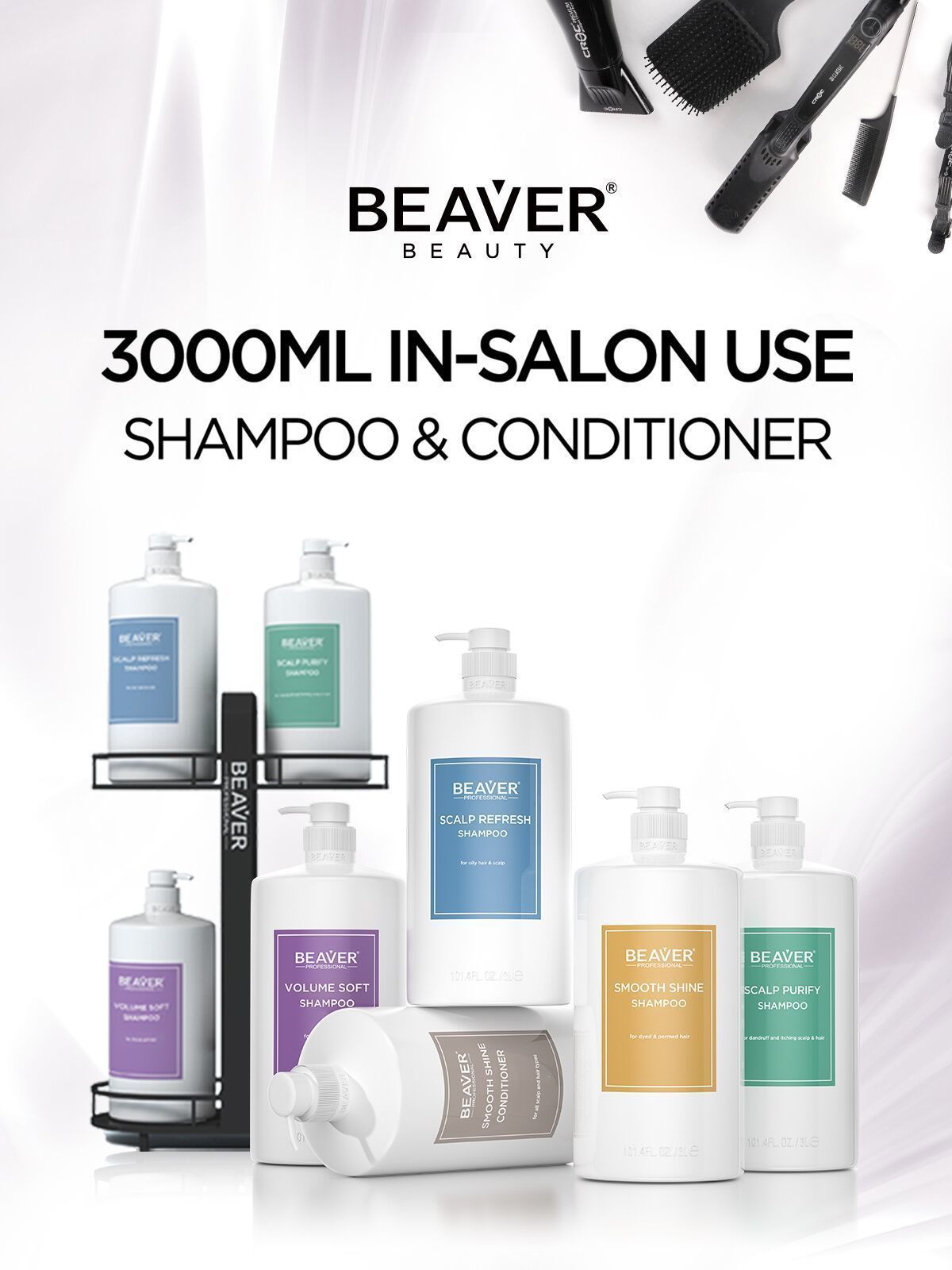 Buy Wholesale China Beaver 3l Salon Professional Shampoo Hair Care ...