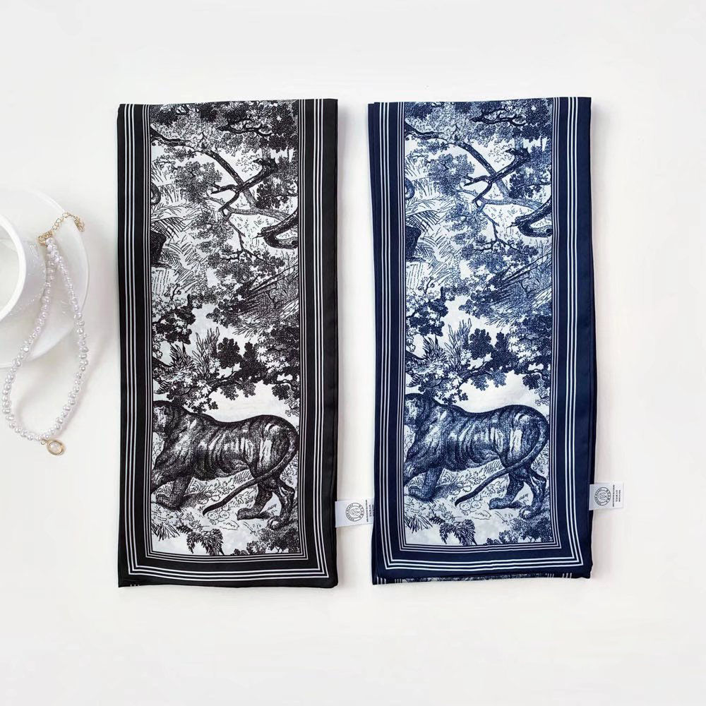 Buy Wholesale China Classic Style Round Point Design Silk Scarfs 100% ...