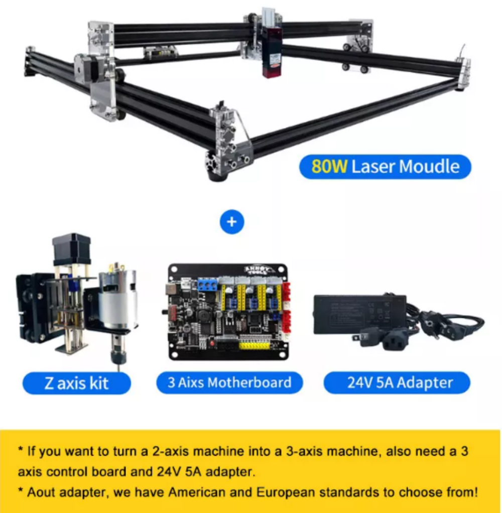 Buy Wholesale China 1*1m 2.5w/5.5w/15w/30w Cnc Laser Engraving Machine ...