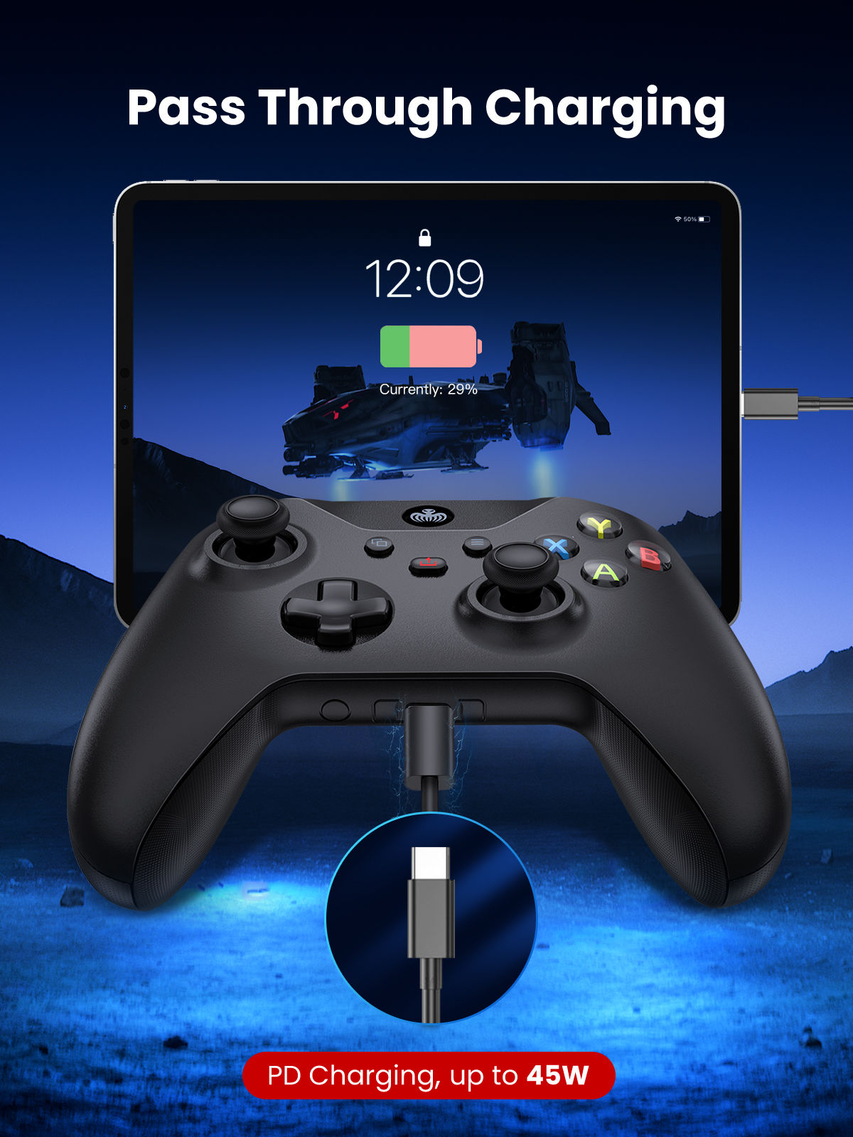 Buy Wholesale China Wireless Telescopic Game Controller Gamepad For Android Ios System & Game ...