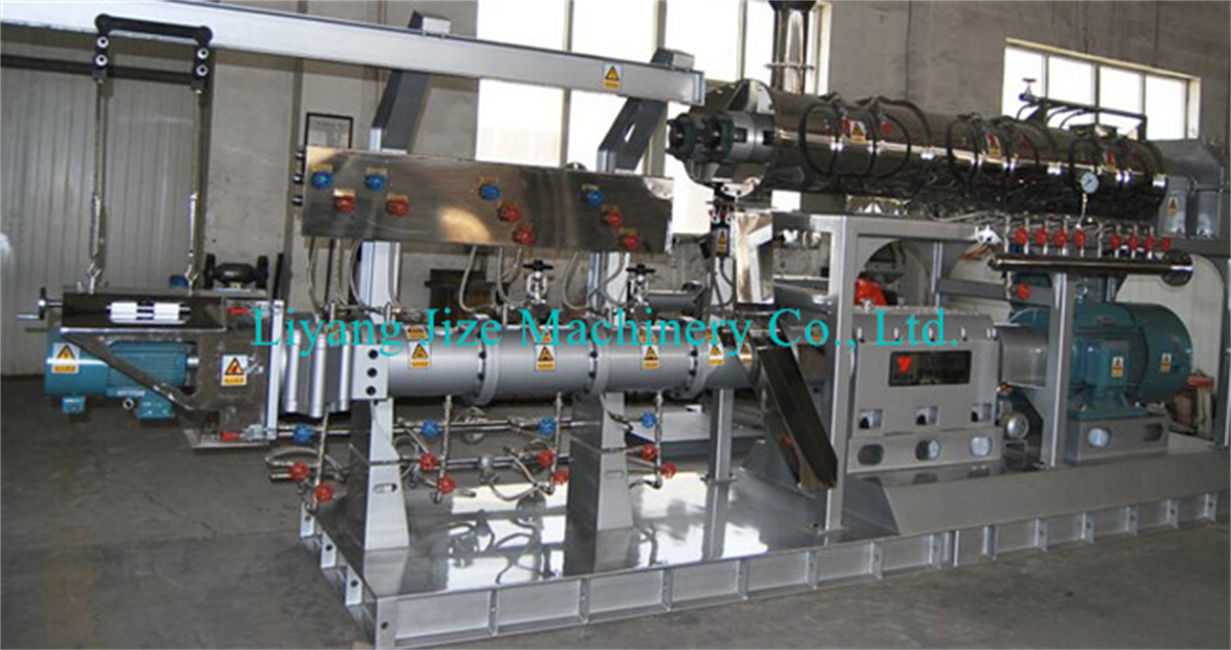 Buy Wholesale China Tfe Fish Food Pellet Processing Extruder Fish Feed Pellet Making Extruder ...