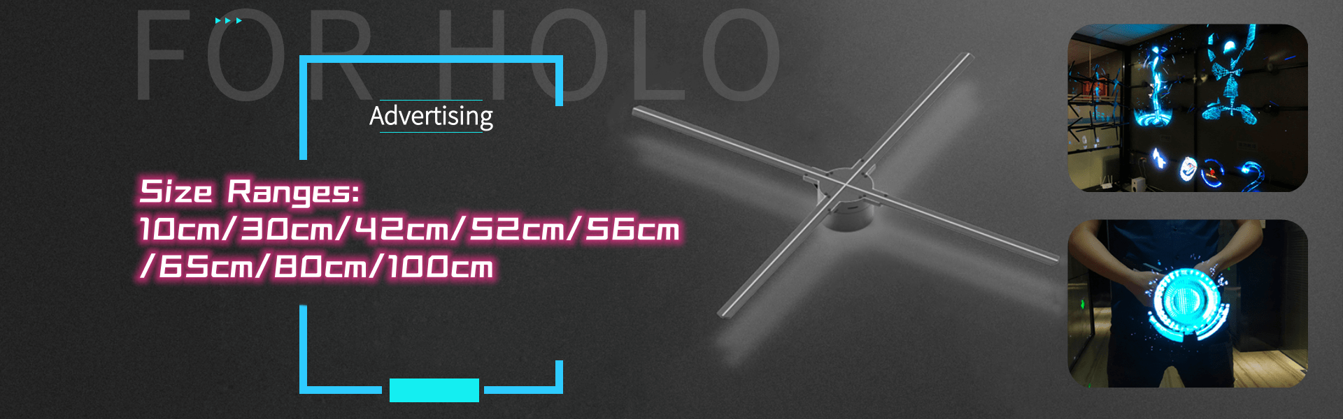 Buy Wholesale China Synced Hologram Fan Movable 3d Fan Advertising 3d ...