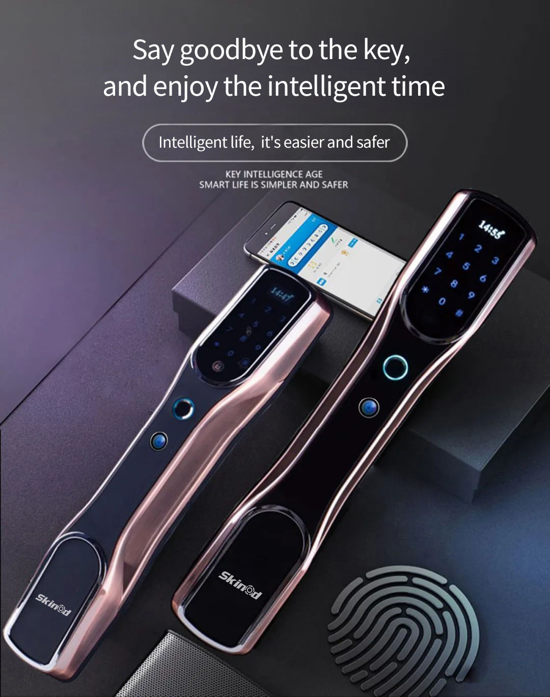 Buy Wholesale China Full Automatic Smart Fingerprint Door Lock With ...