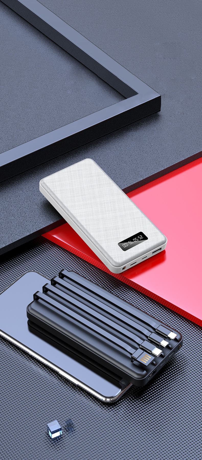 Factory Direct High Quality China Wholesale 20000mah Miroor Led Screen ...