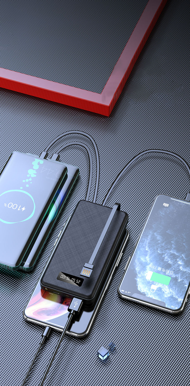 Factory Direct High Quality China Wholesale 20000mah Miroor Led Screen ...