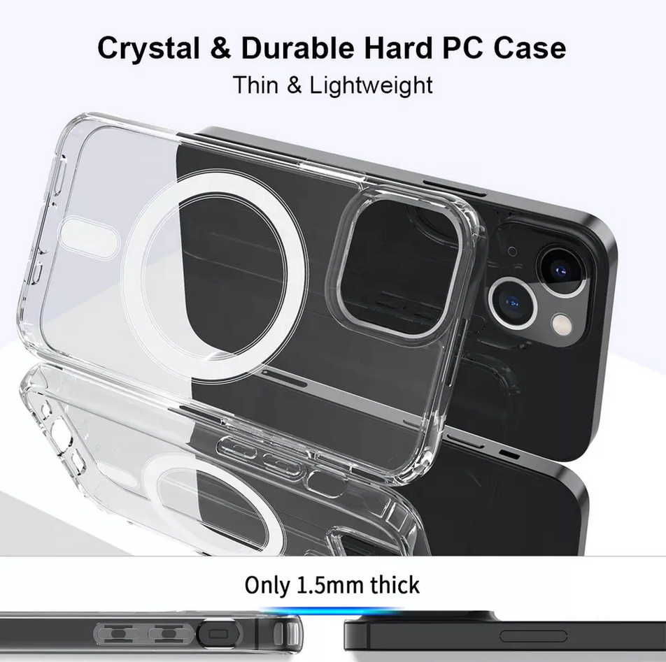 Buy Wholesale China For Iphone14 Magasafe Cover Anti Shock Clear Tpu Pc Wholesale Cell Phone ...