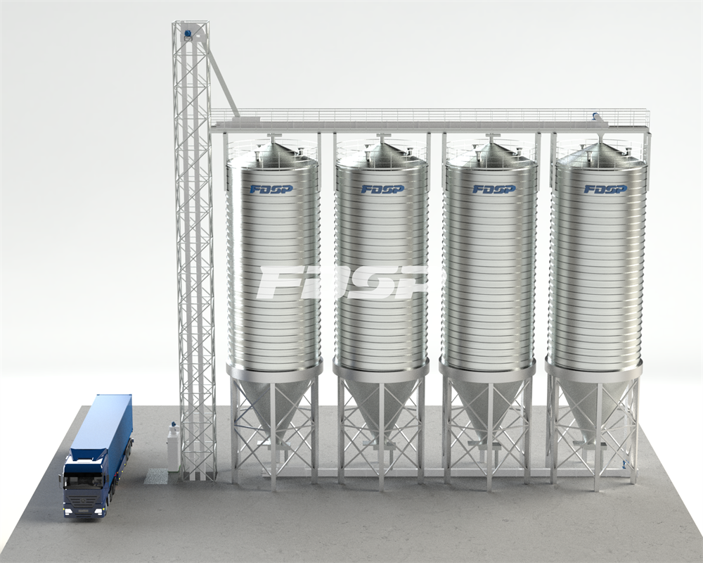 Buy Wholesale China Used Grain Storage Silo Sale Cement Silo Works For ...