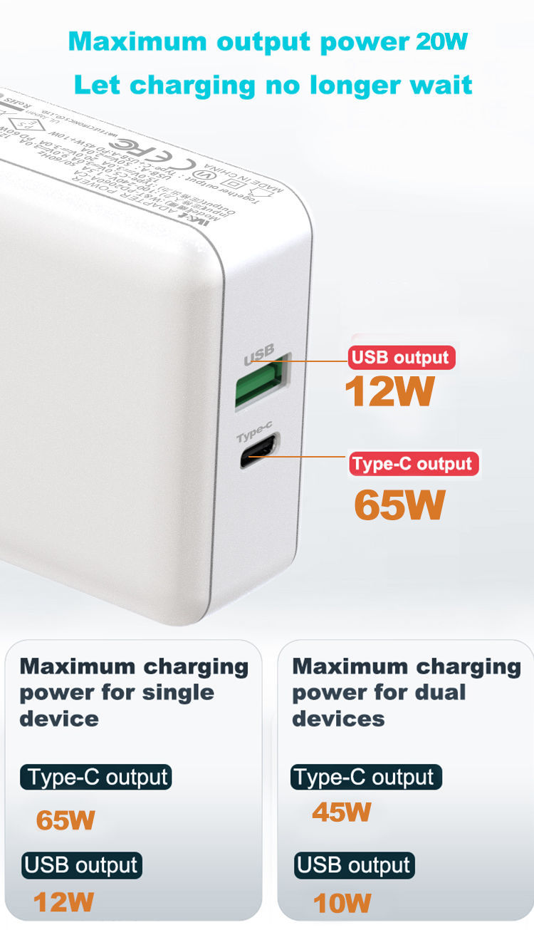 Buy Wholesale China Oem Pd 45w 5v3a 9v3a 12v 3a 15v 3a 20v 2.25a Usb C ...