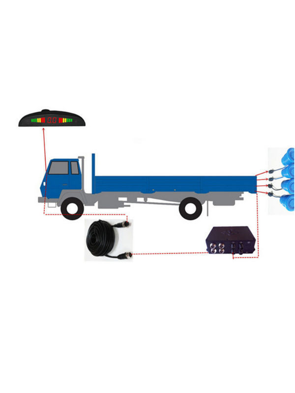 China Manufacturer Led Display Parking Sensor With 4-sensor Buzzer ...