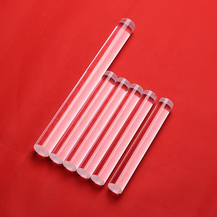 High Temperature Customized Size Optical Fiber Fused Clear Glass Rod ...