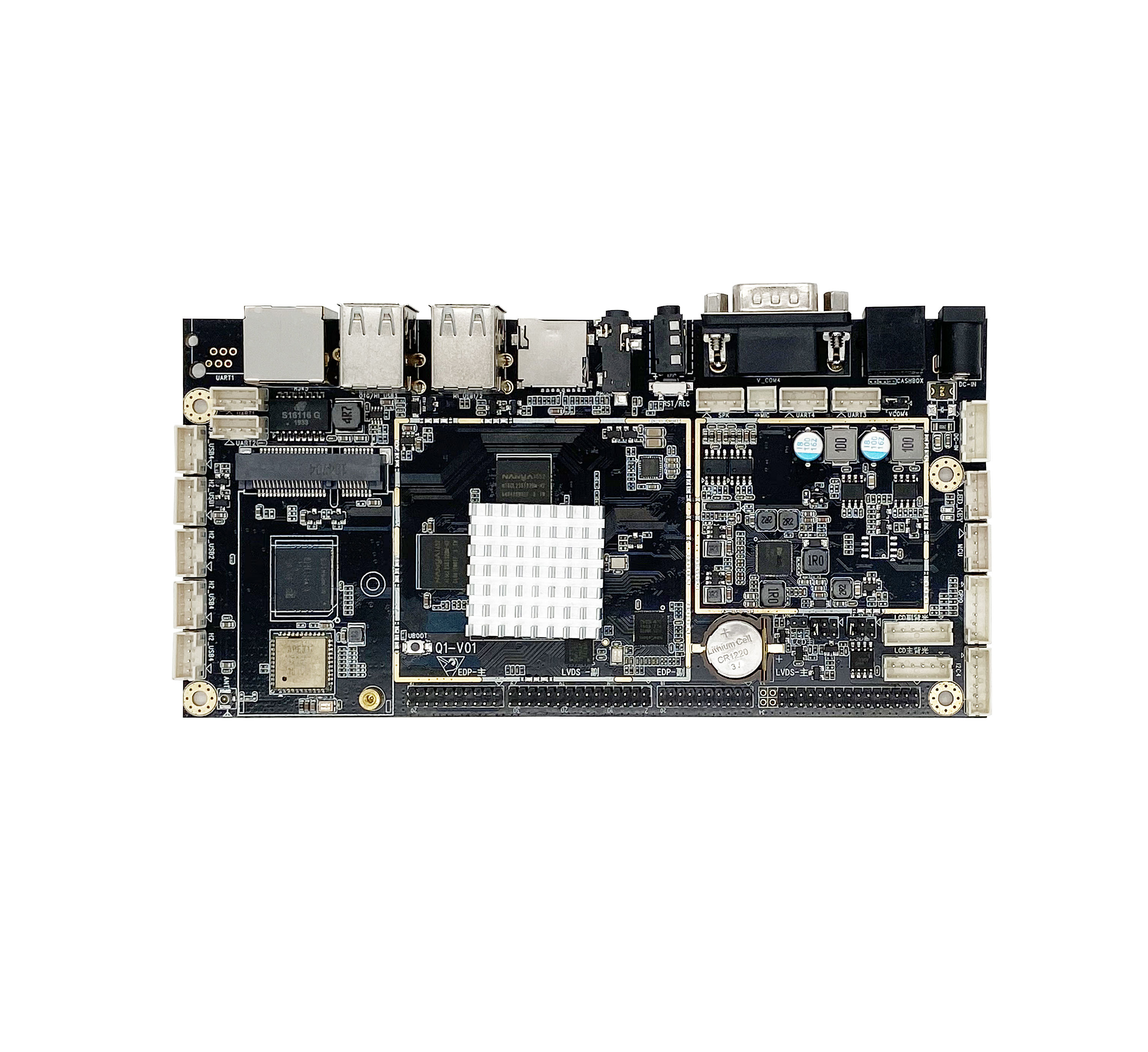 Android Board With Touch Lcd Screen Quad Core Cpu Development Mainboard ...