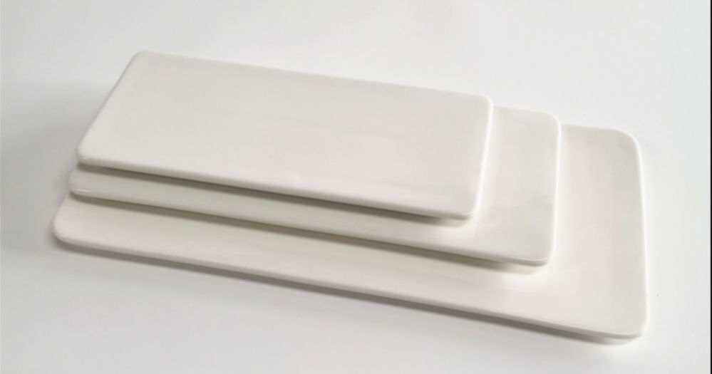 Buy Wholesale China Stock Wholesale Pure White 10/12/14inch Rectangular ...