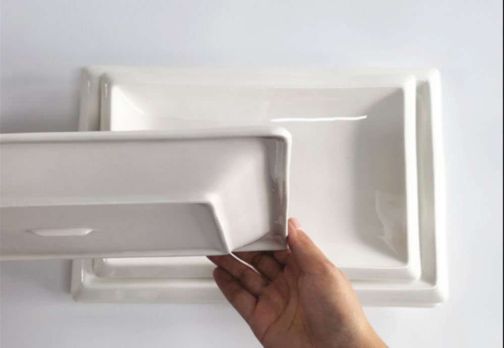 Buy Wholesale China Stock Wholesale Pure White 10/12/14inch Rectangular ...