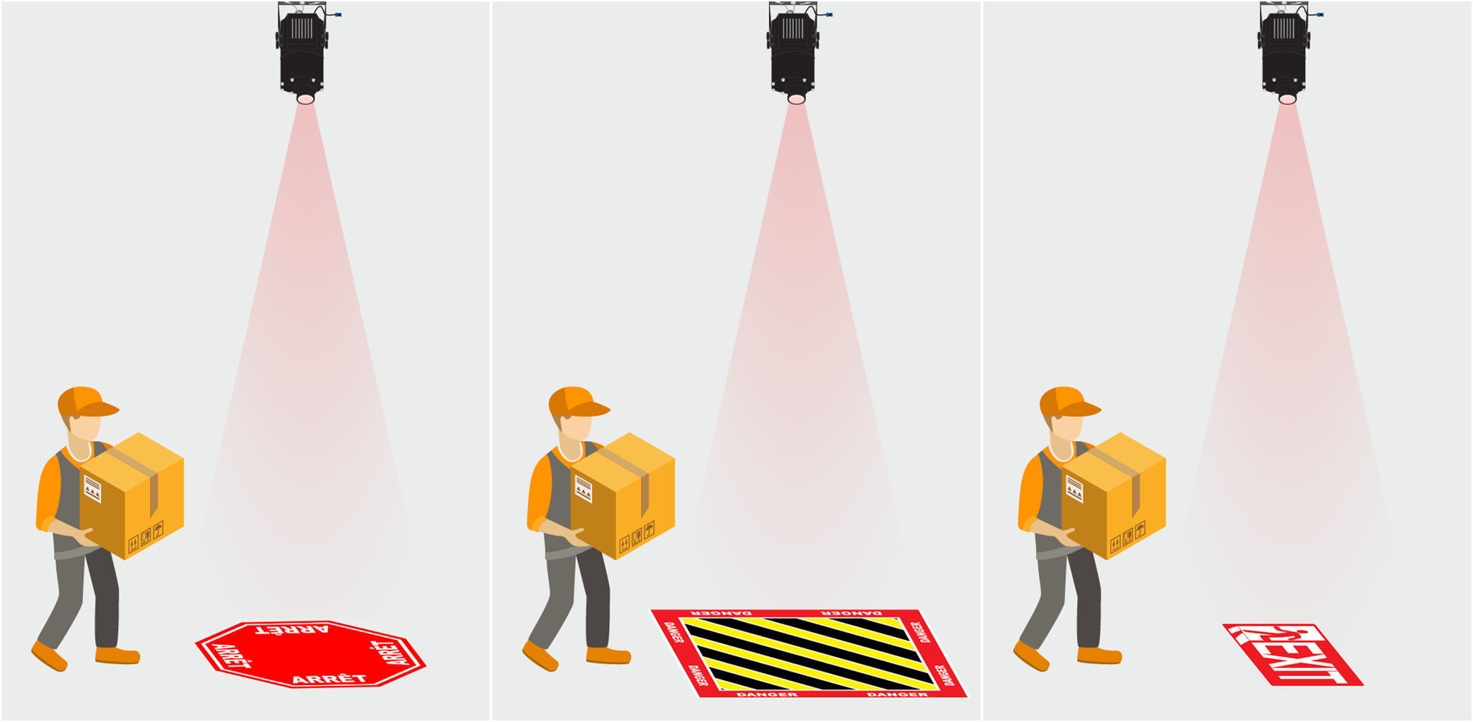 Highly Durable Virtual Sign Led Gobo Projector Light With Custom Images ...