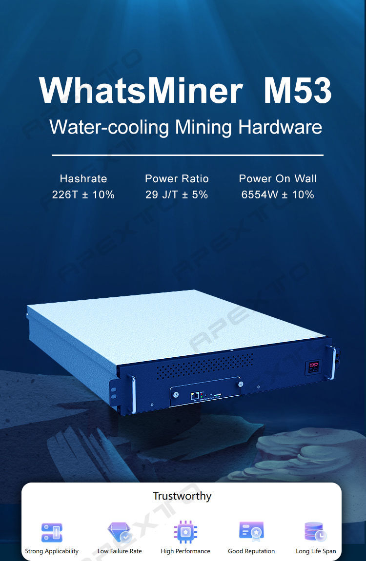 Buy Wholesale China Whatsminer M53 226th/s 6554w Blockchain Miner ...