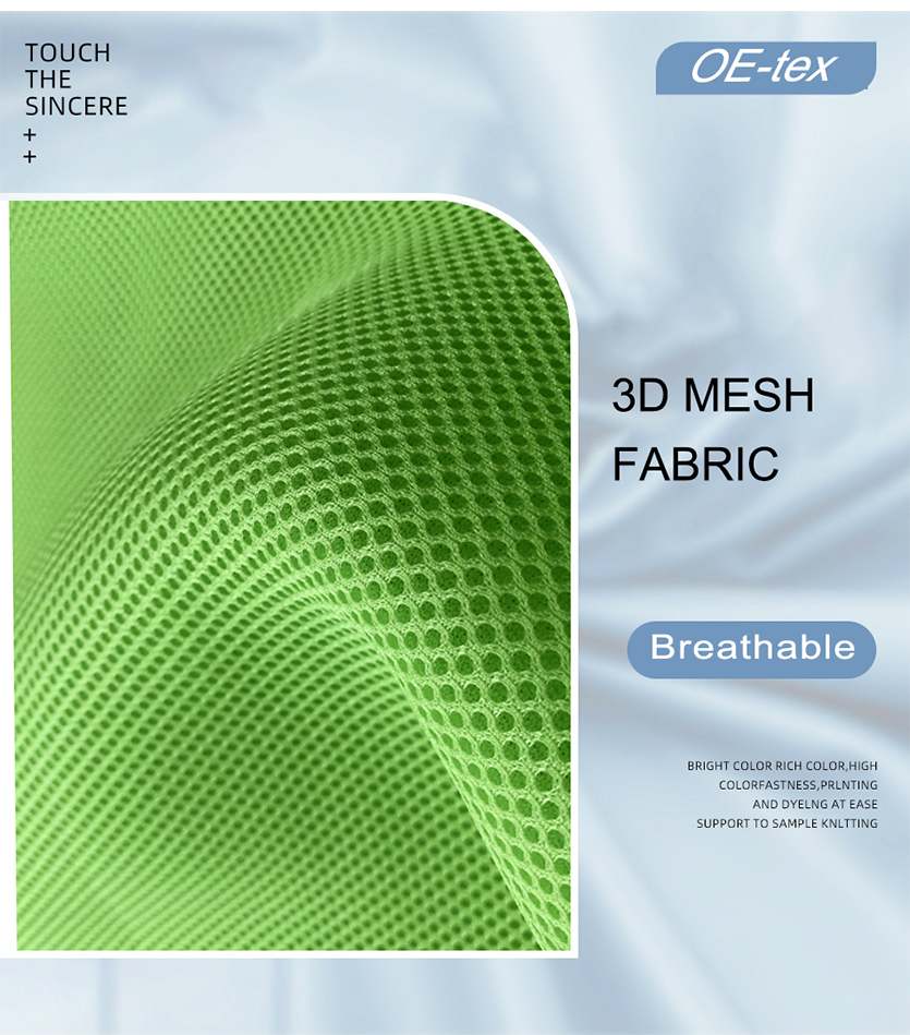 Buy Wholesale China 100% Polyester 3d Mesh Knitted Fabric & 3d Mesh at ...