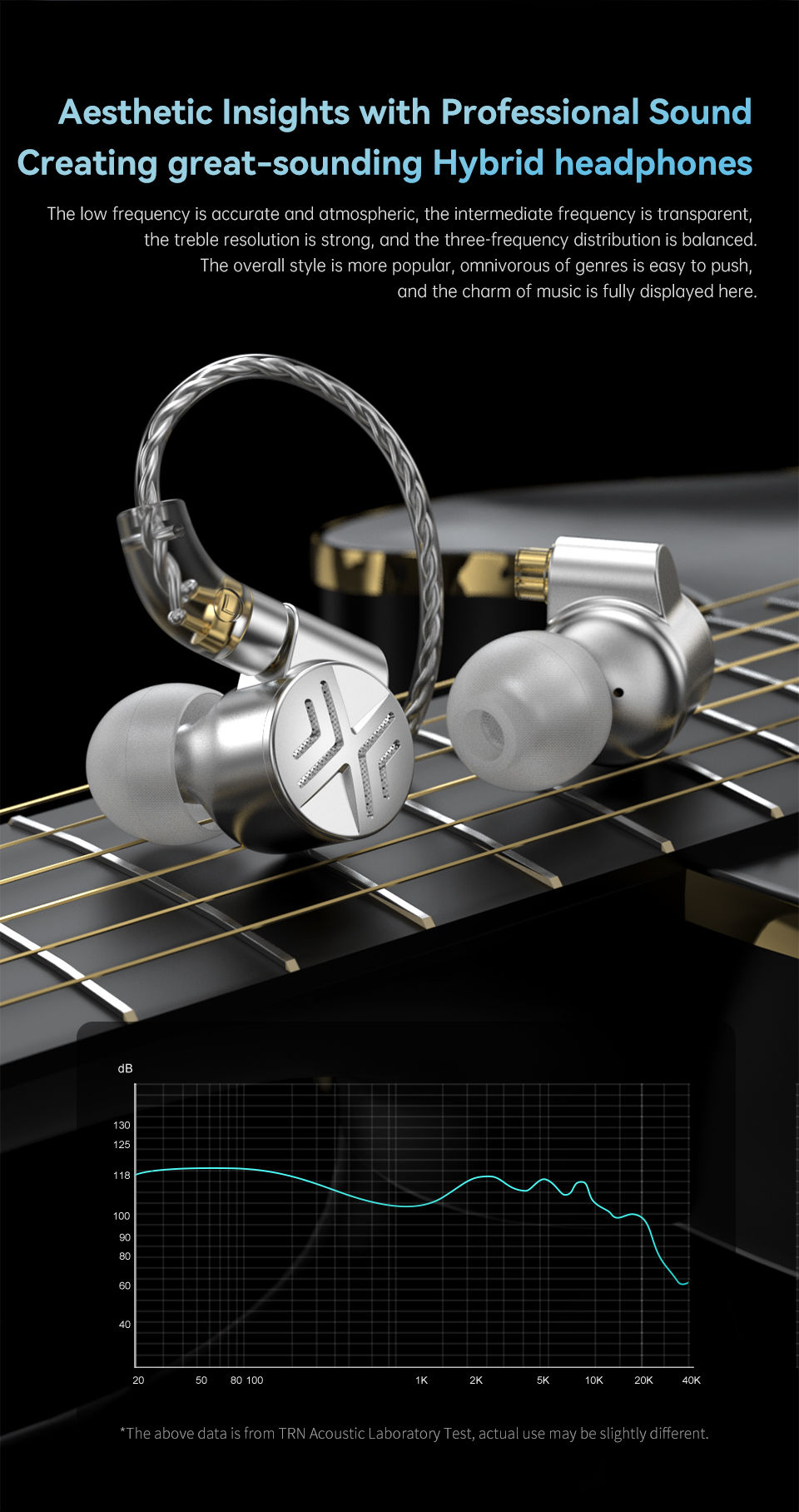 Trn Ta1 Max Hifi 1ba+1dd Knowles Hybrid Beryllium-plated Dynamic In-ear ...
