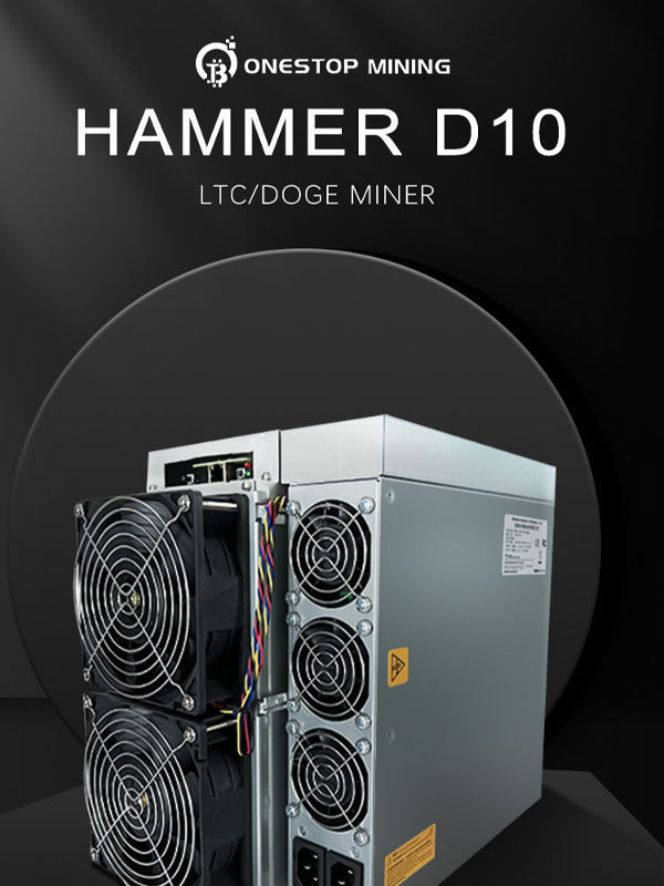 Buy China Wholesale Litecoin Miner Hammer D10 4300m Dogecoin Mining ...