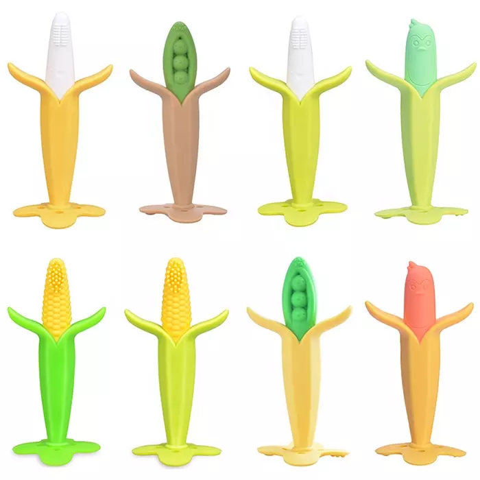 Baby Toothbrush Bpa Free Infant Prevent Swallowing Toddler Safe Chewing ...