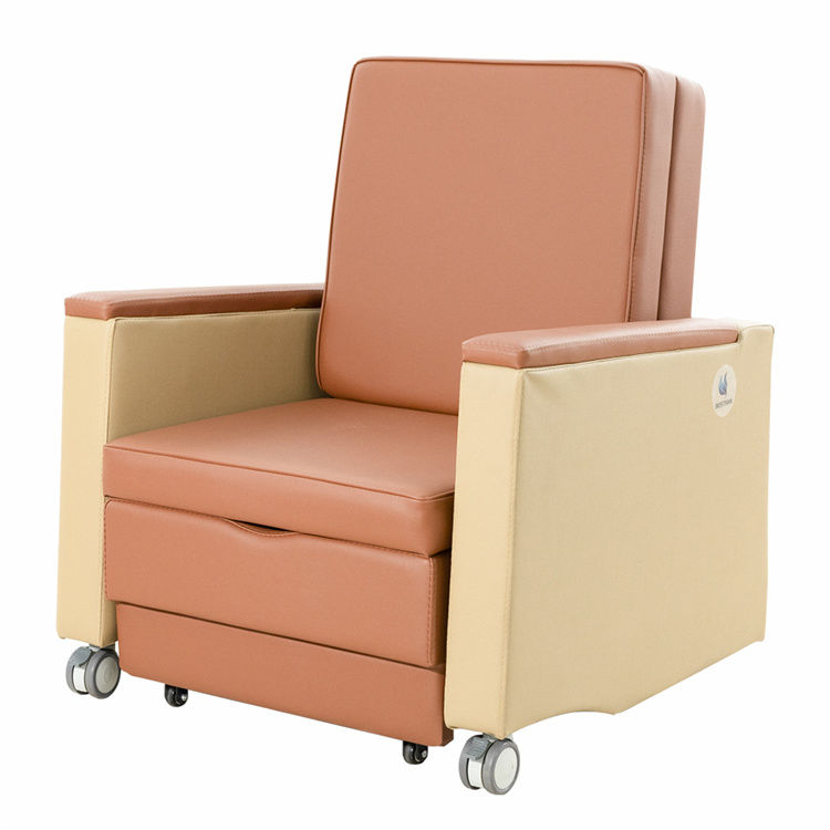 Factory Price Patient Room Wide Medical Folding Chair Bed Hospital ...