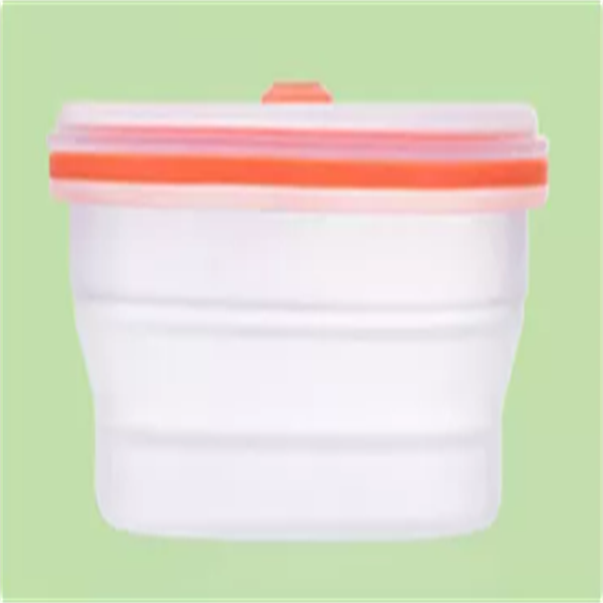 Reusable Silicon Folding Bowl Free Kitchen Collapsable Silicone Storage ...