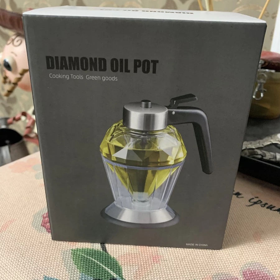 Buy Wholesale China Household Kitchen Hot Sale Diamond-shaped Glass Oil ...