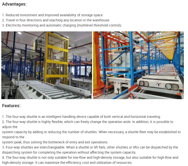 Buy Wholesale China Ebiltech Ebil Tech Warehouse Robot 4 Way Pallet ...